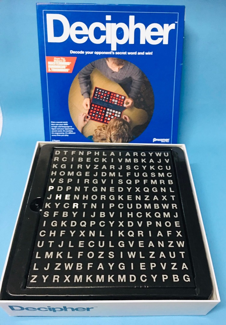 Pressman Decipher, Hobbies & Toys, Toys & Games on Carousell