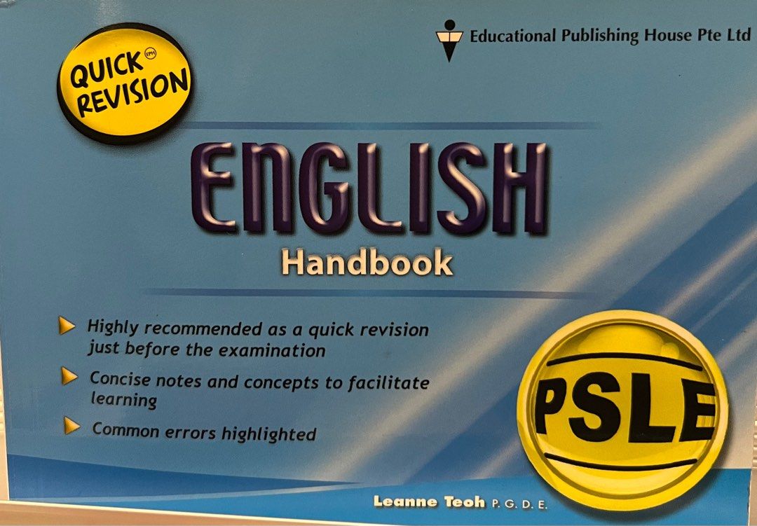 PSLE Quick Revision English Handbook, Hobbies & Toys, Books & Magazines ...