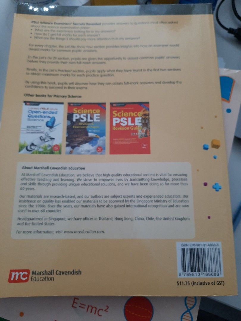 PSLE Science Examiners'Secrets Revealed, Hobbies & Toys, Books ...