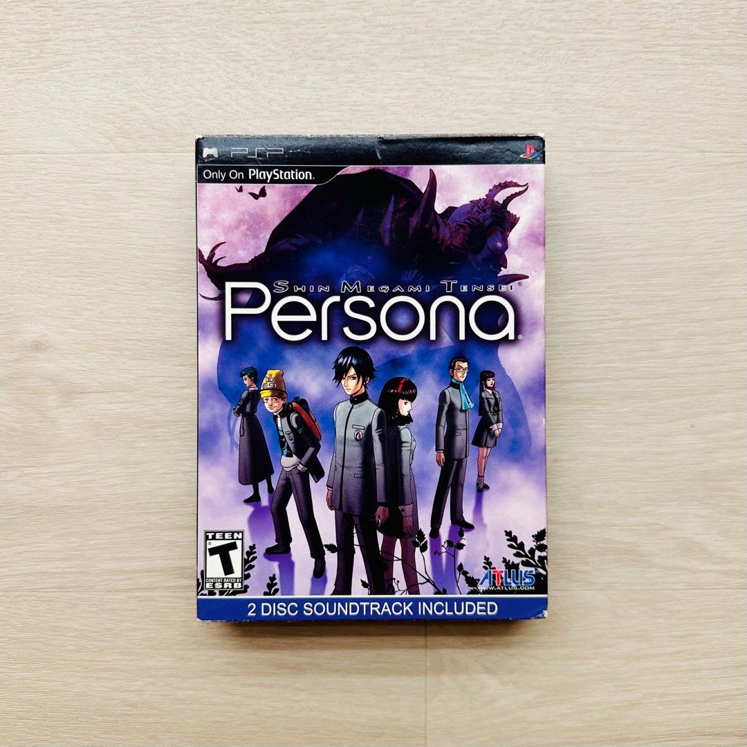 PSP Shin Megami Tensei Persona Soundtrack Bundle, Video Gaming, Video ...