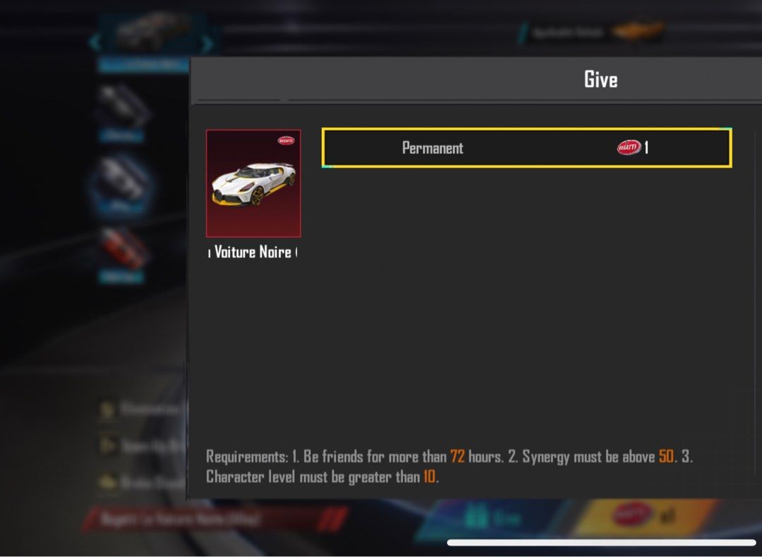 Pubg Mobile car Bugatti Lucky Badge Gift, Video Gaming, Video Game ...