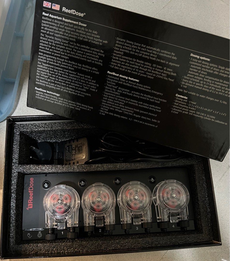 Redsea Dosing Pump 4 head., Pet Supplies, Homes & Other Pet Accessories on Carousell