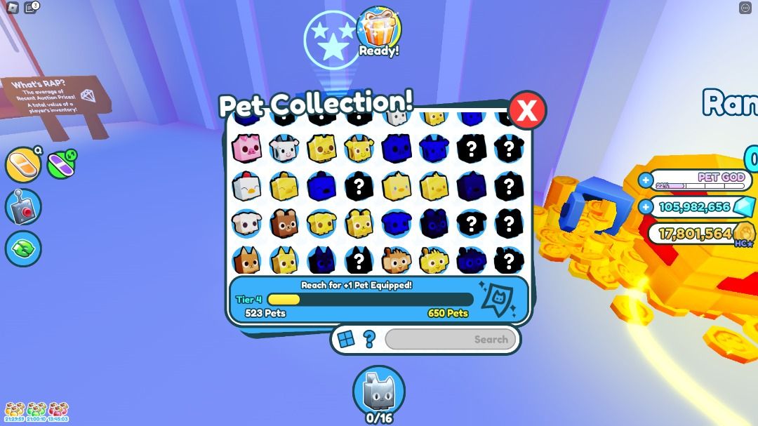 Roblox Account Selling - Pet Simulator X | Unlocked Hardcore | Equip +8 ...