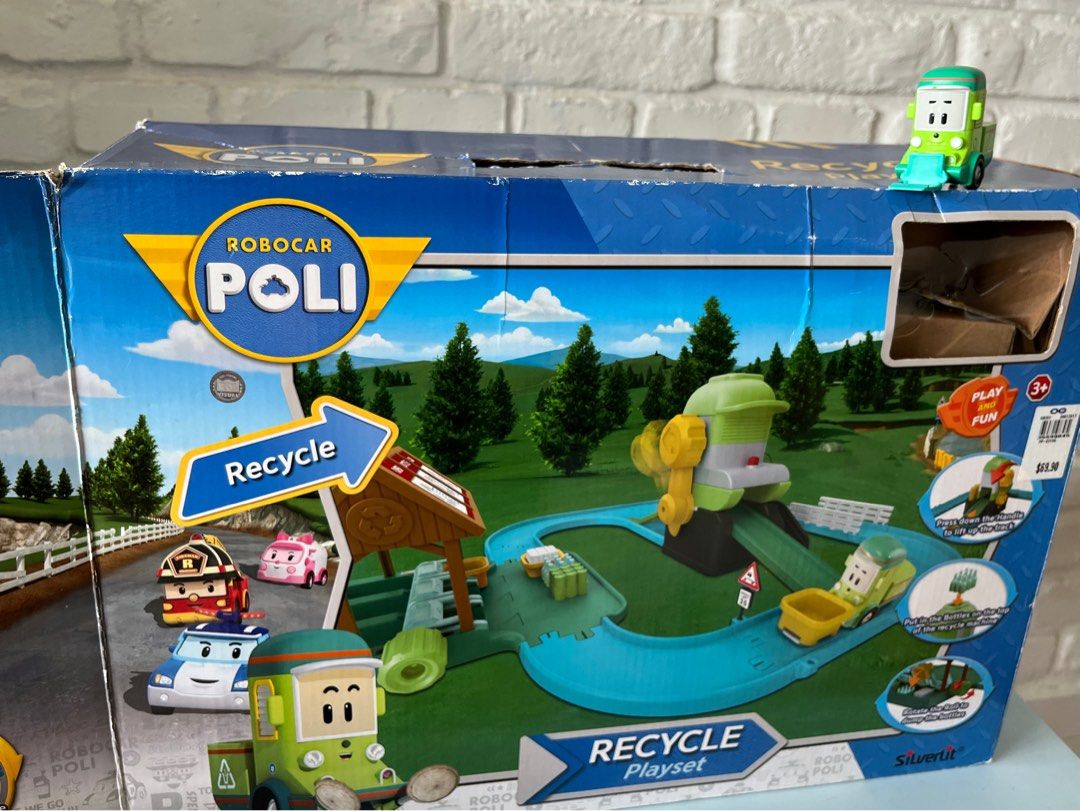 Robocar Poli Recycle Cleany Set, Hobbies & Toys, Toys & Games on Carousell