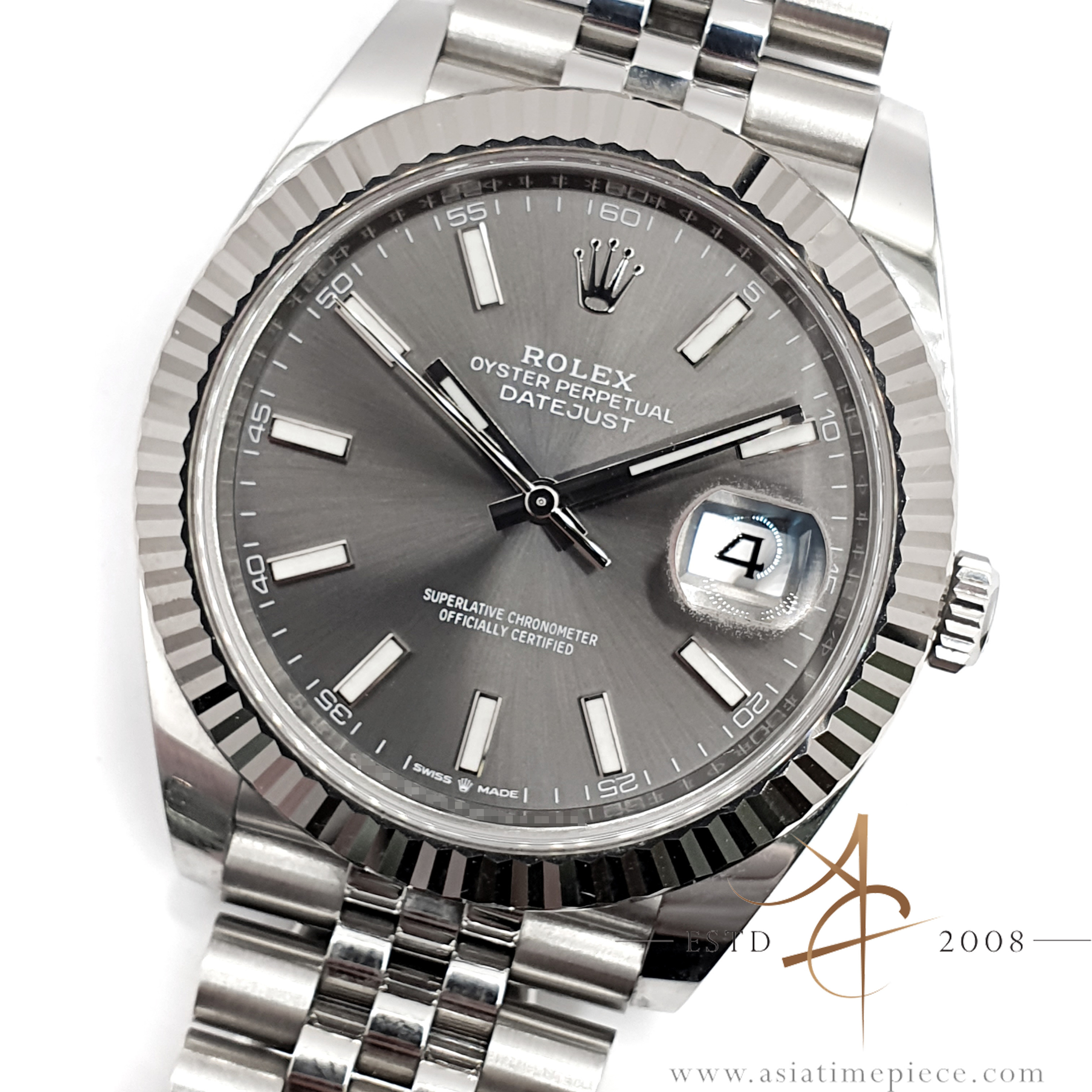 Rolex Datejust 41 Ref 126334 Rhodium Dial on Jubilee Bracelet (2020 ...