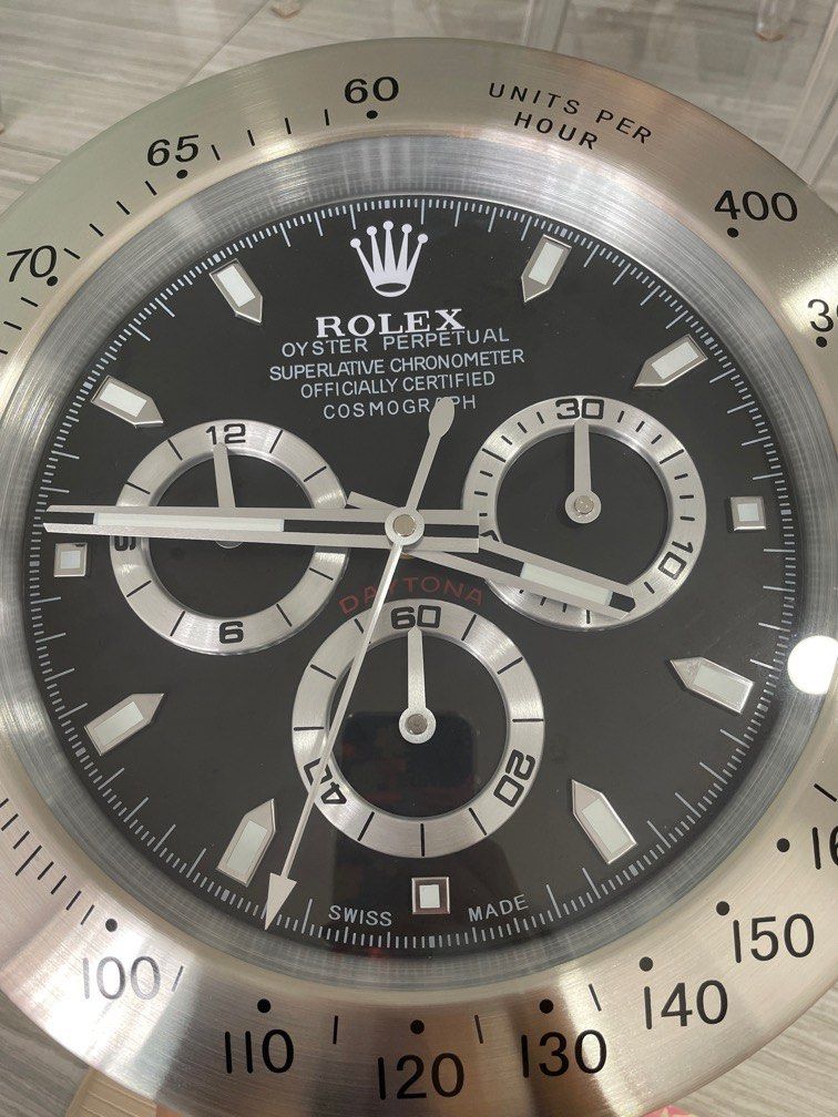 Rolex wall clock, Furniture & Home Living, Home Decor, Clocks on Carousell