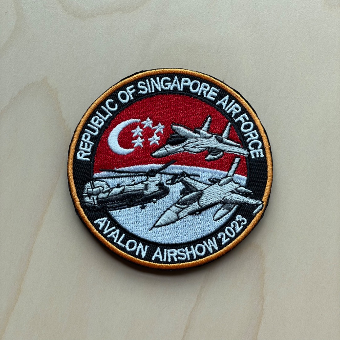 RSAF Avalon Airshow 2023 Patch, Design & Craft, Handmade Goods ...