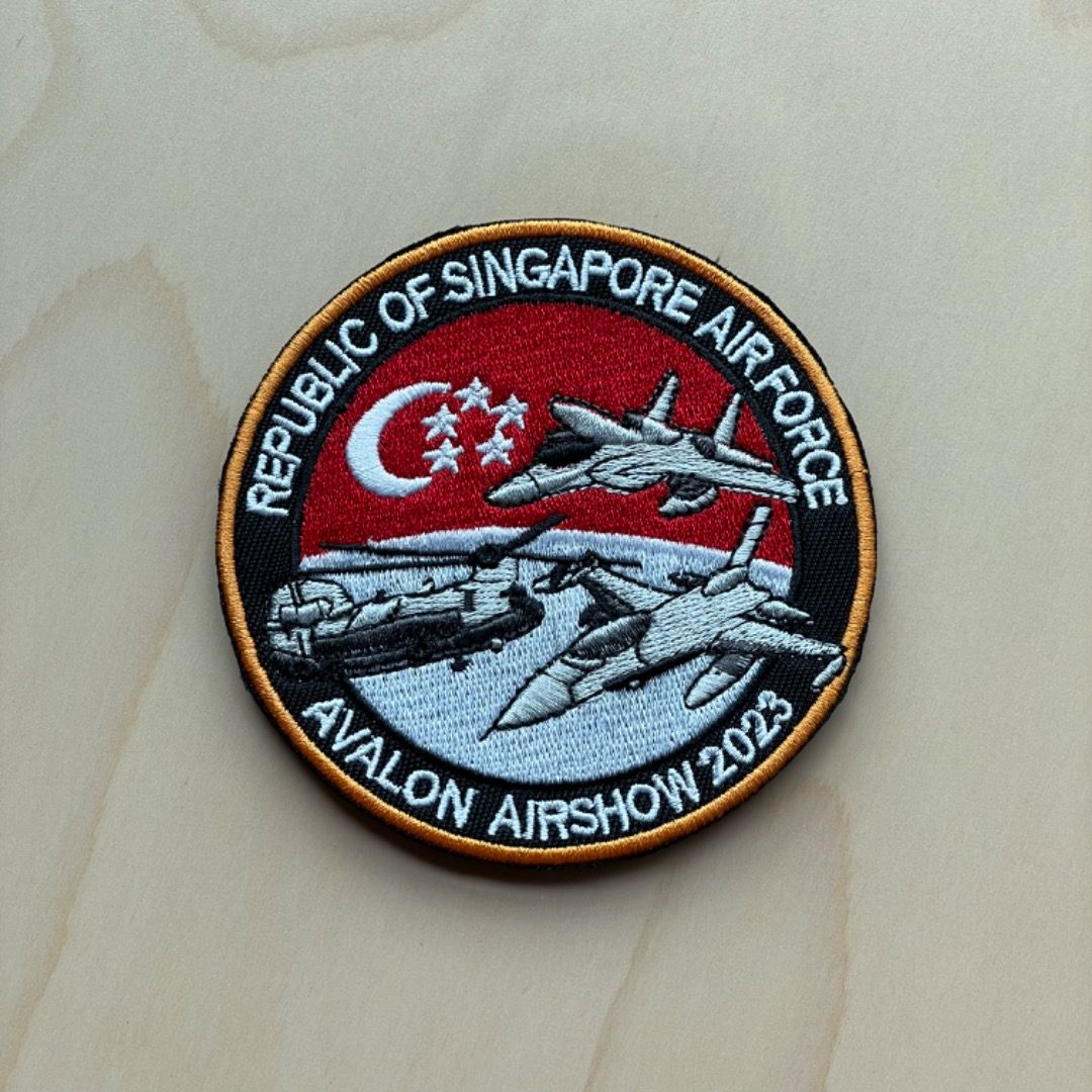 RSAF Avalon Airshow 2023 Patch, Design & Craft, Handmade Goods ...