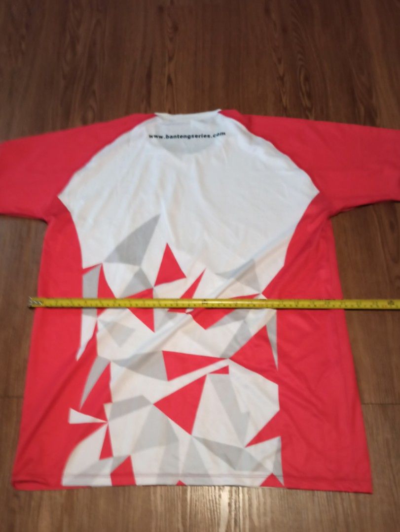 Running Shirt marathon Jakarta merah limited edition original kaos ...