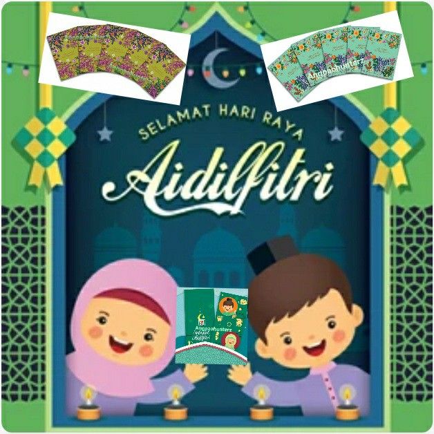 Hunterz Assorted Comel / Bunga Sampul Duit Raya Green Money Packets ...