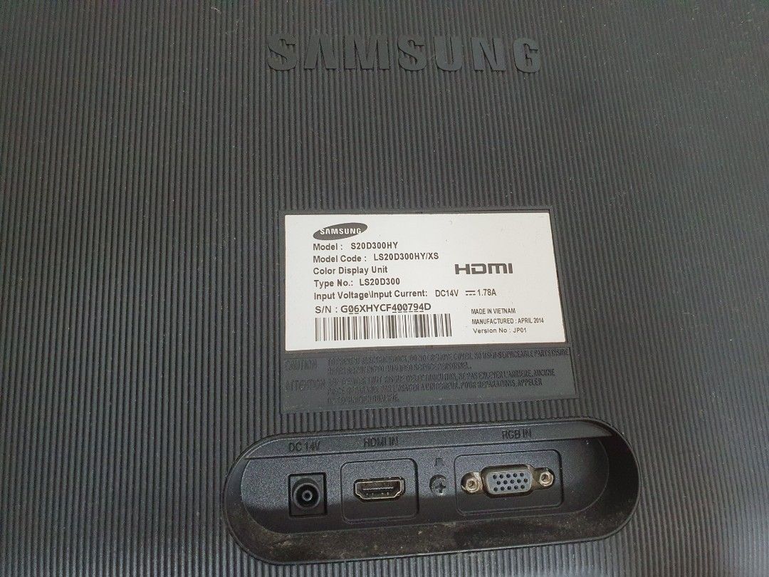 Samsung 20 inch pc monitor, Computers & Tech, Office & Business ...