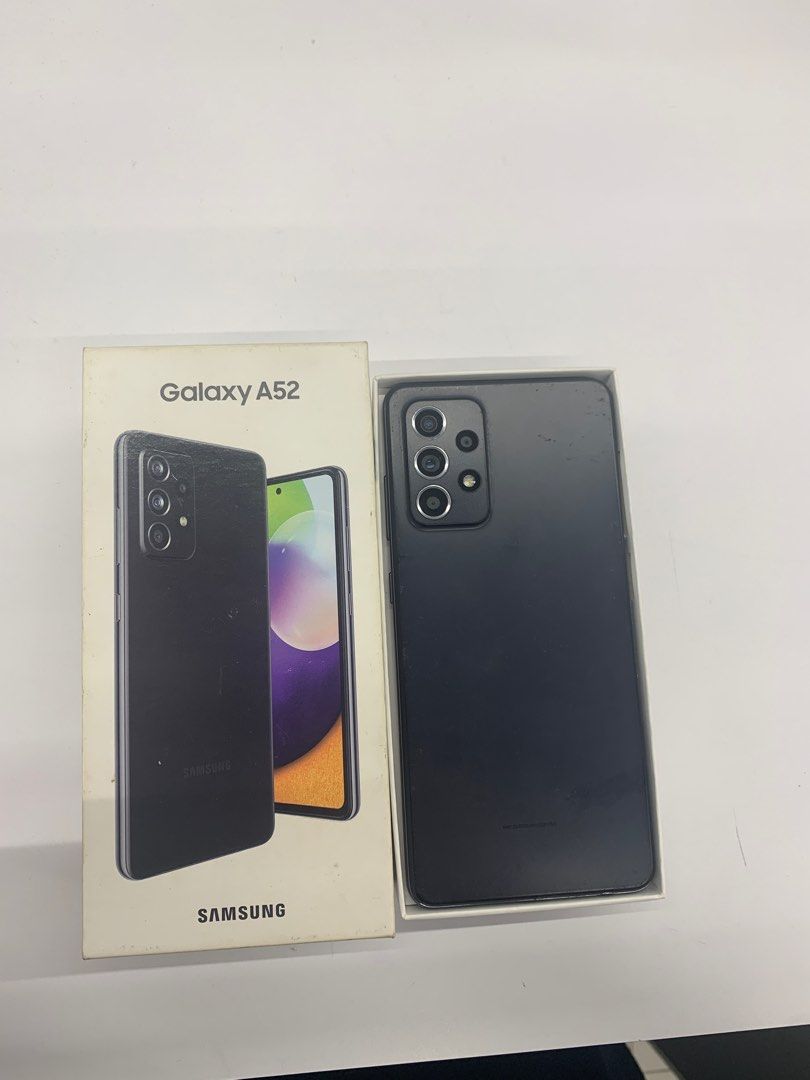 SAMSUNG A52 Black 8+256GB (FULL SET BOX), Mobile Phones & Gadgets ...
