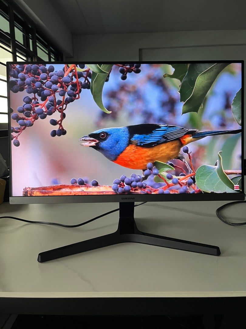 Samsung S24R350FHE 24" inch FHD IPS Bezeless design Monitor 1x HDMI ...