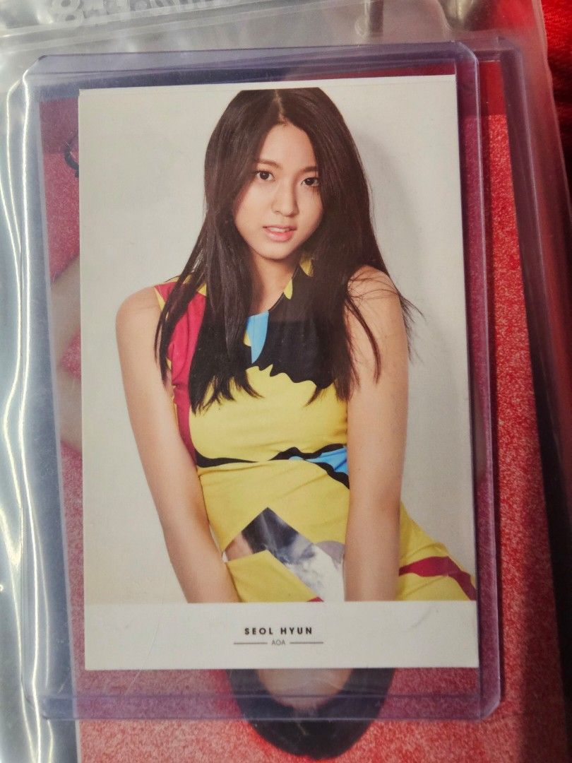 Seolhyun AOA photocards, Hobbies & Toys, Memorabilia & Collectibles, K ...
