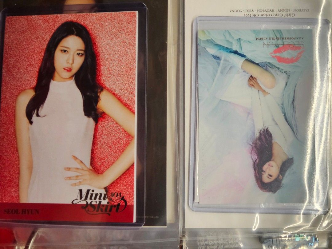 Seolhyun AOA photocards, Hobbies & Toys, Memorabilia & Collectibles, K ...