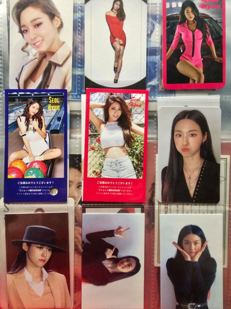 Seolhyun AOA photocards, Hobbies & Toys, Memorabilia & Collectibles, K-Wave on Carousell