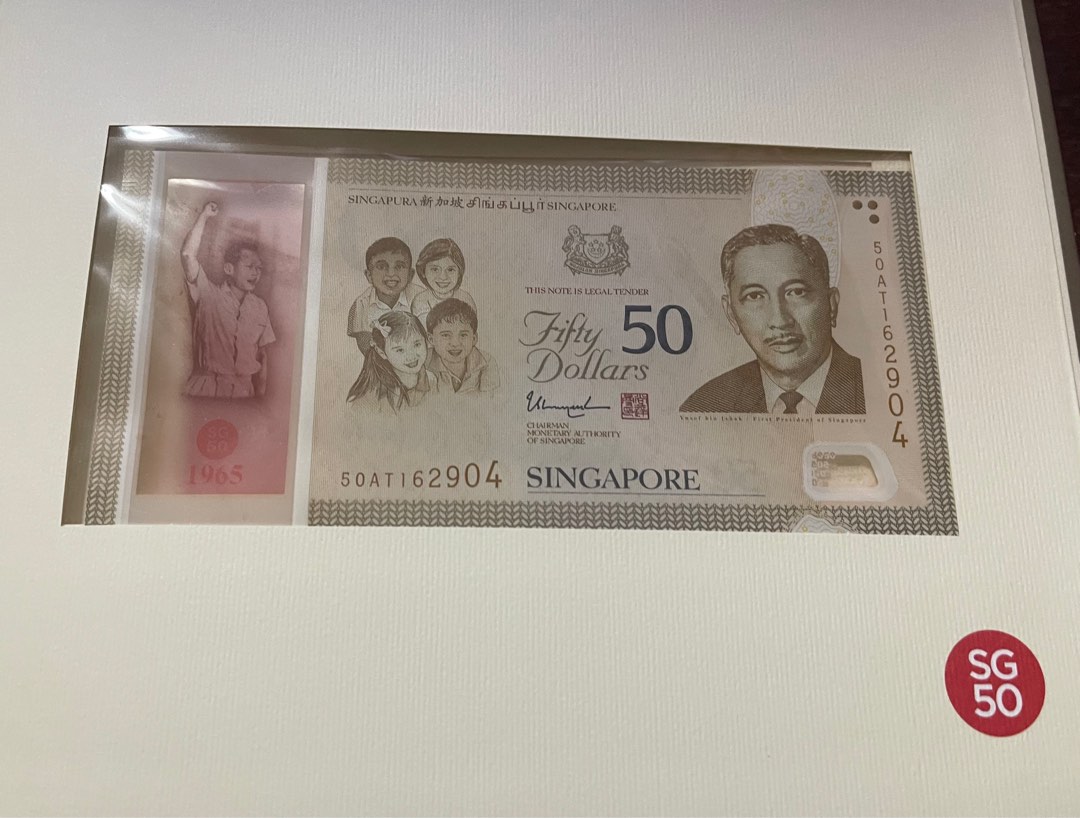 SG50 commemorative notes, Hobbies & Toys, Memorabilia & Collectibles ...