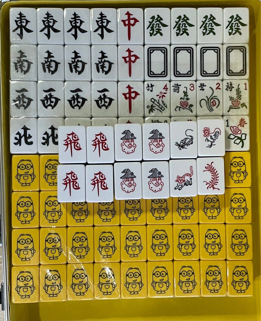 *SG Set* Minions Mahjong Limited Edition with Animals 156tiles *Local ...