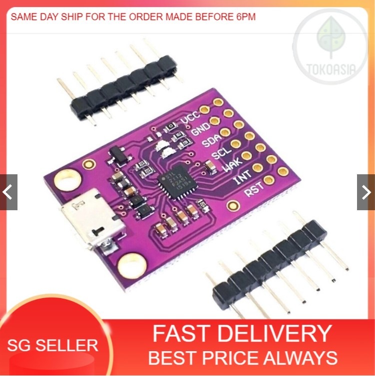 (SG STOCK) MCU-2112 CP2112 Debug Board USB to SMBus I2C Communication ...
