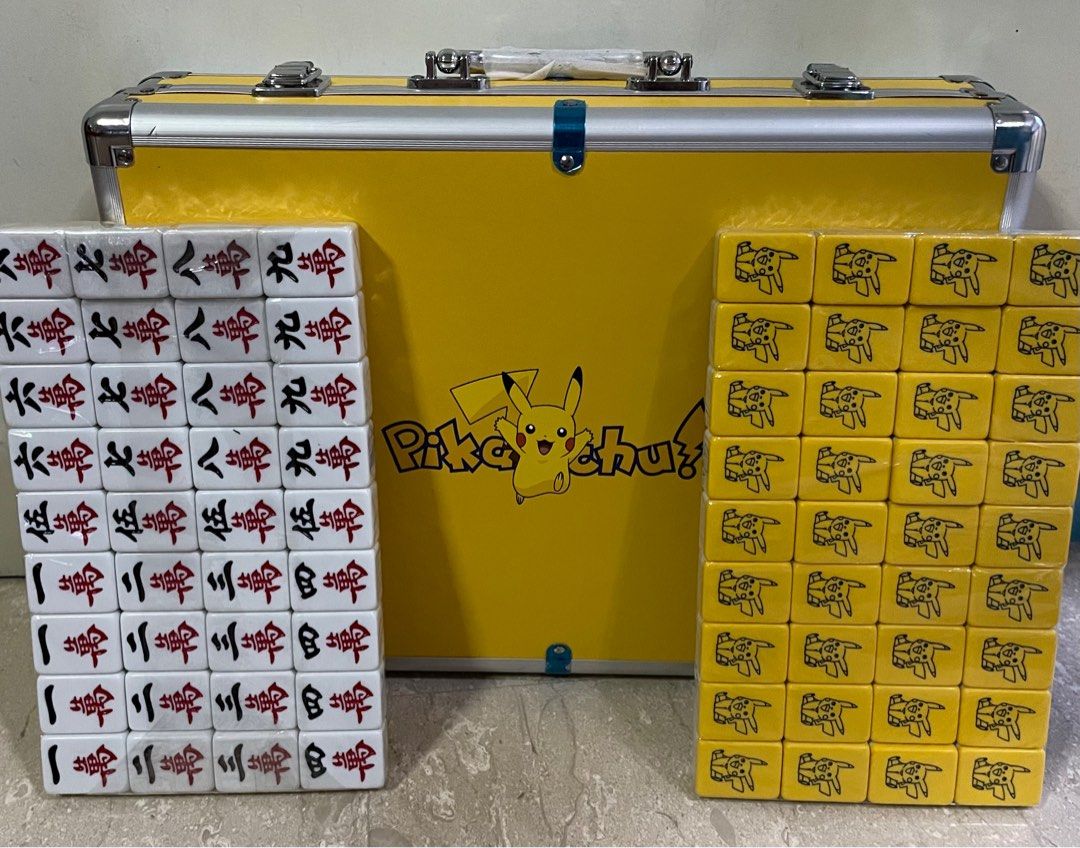 SG Version Pikachu Mahjong Set Instock Authorized Seller Doraemon ...