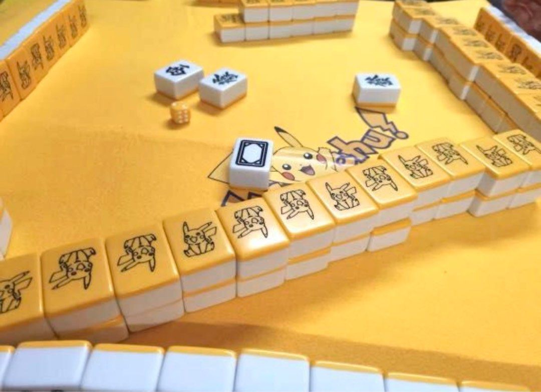 SG Version Pikachu Mahjong Set Instock Authorized Seller Doraemon ...
