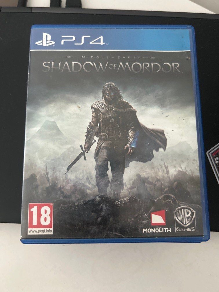 Shadow of Mordor PS4/PS5, Video Gaming, Video Games, PlayStation on ...