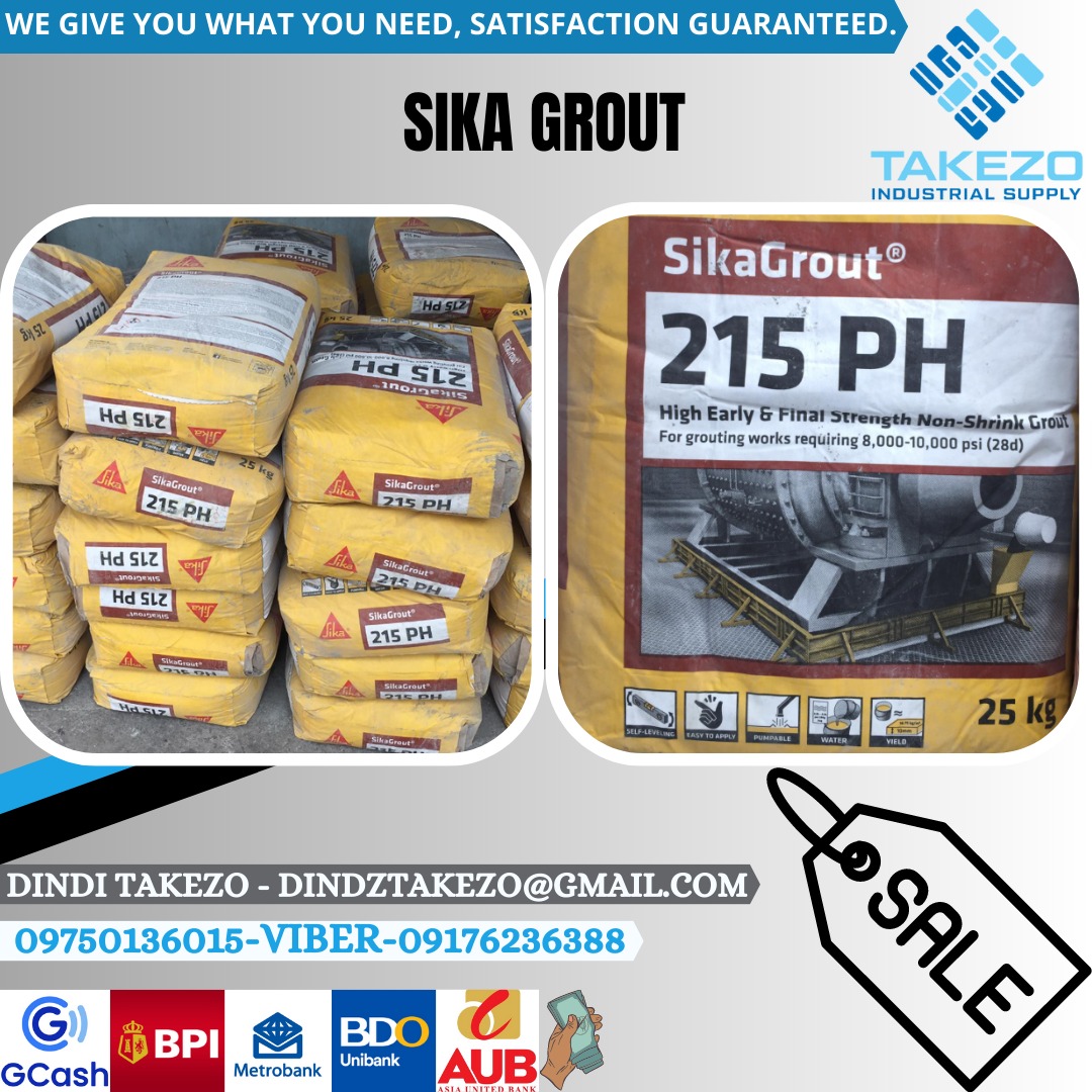 Sika Grout, Commercial & Industrial, Industrial Equipment on Carousell