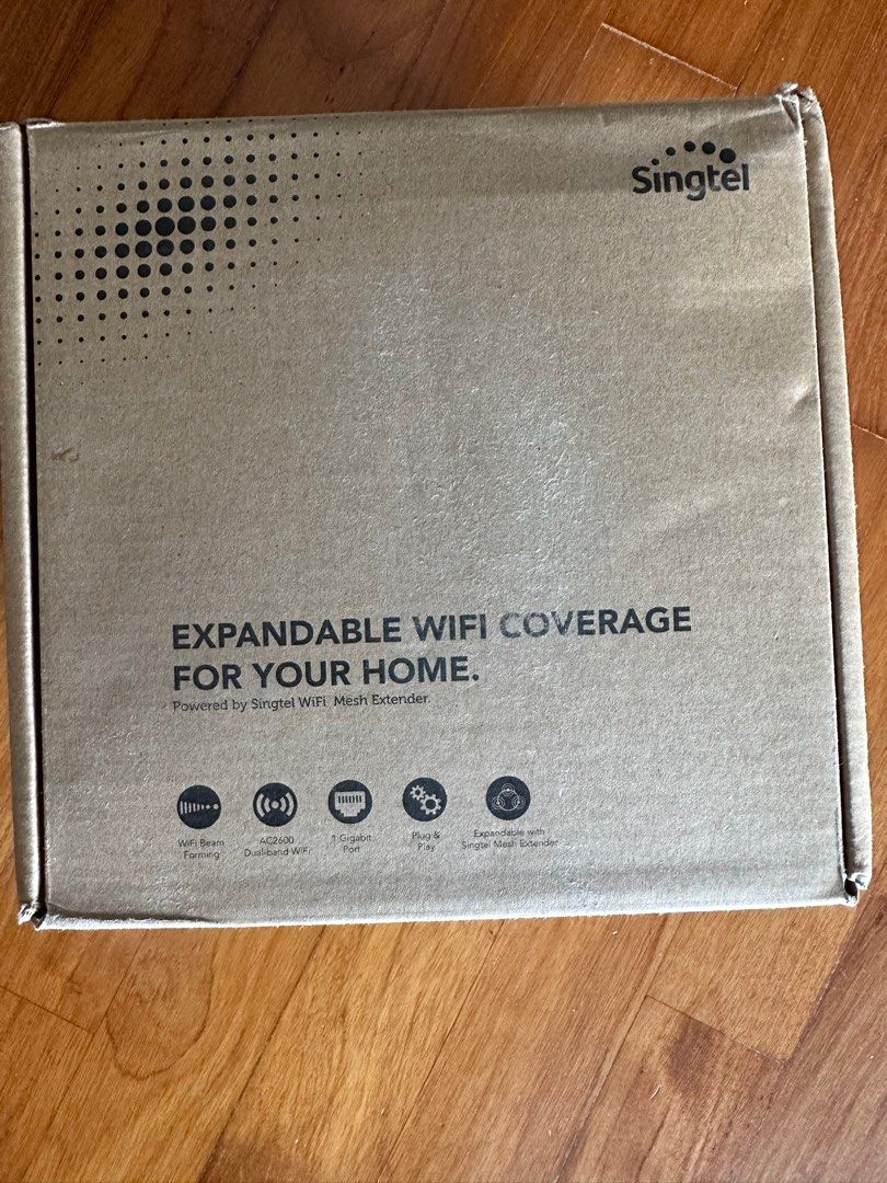SingTel wifi mesh extender, Computers & Tech, Parts & Accessories ...