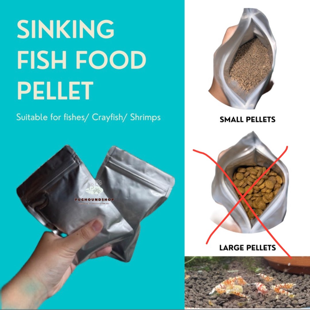 Sinking fish food pellet (small) on shopee, Pet Supplies, Pet Food on ...