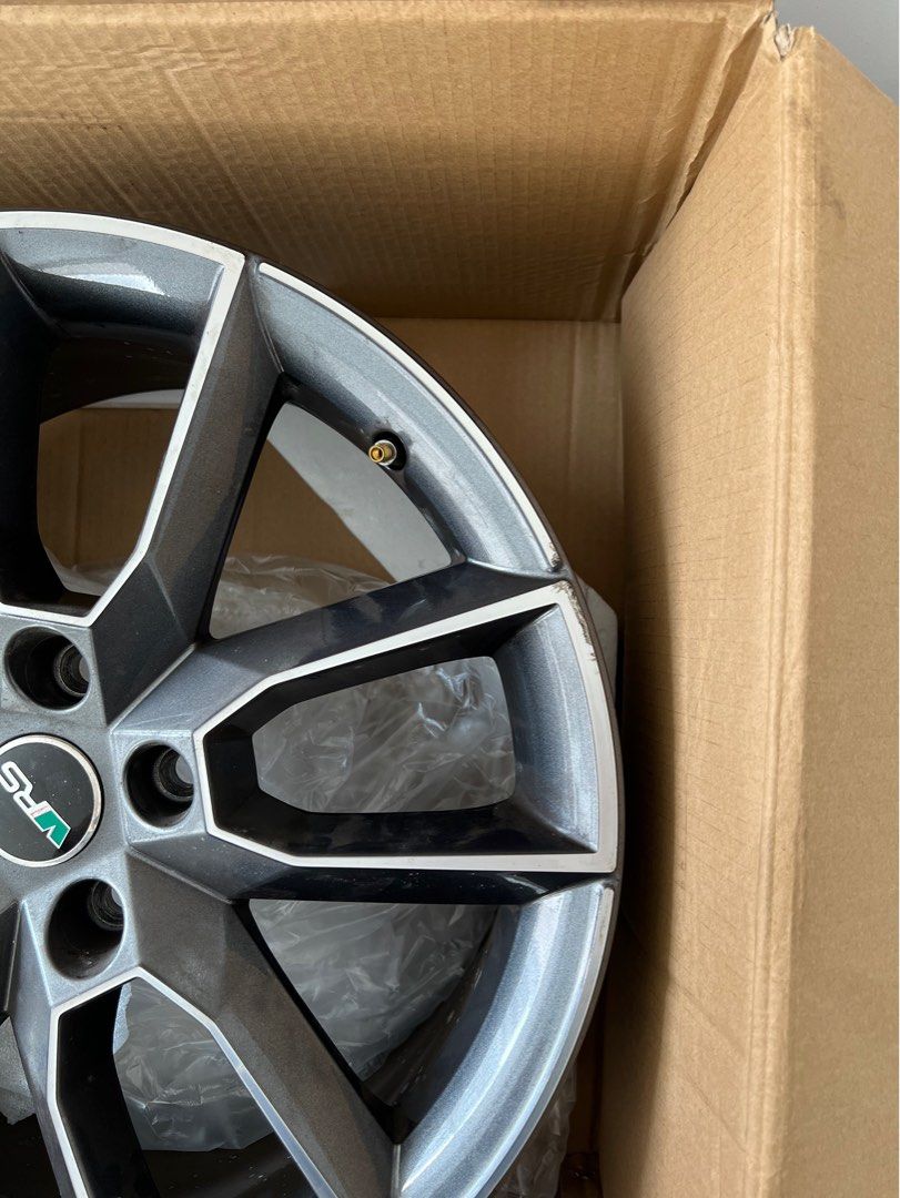 Skoda Octavia RS Stock Rims, Car Accessories, Tyres & Rims on Carousell