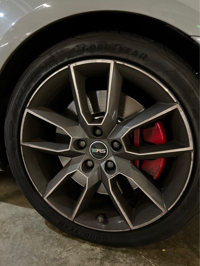Skoda Octavia RS Stock Rims, Car Accessories, Tyres & Rims on Carousell