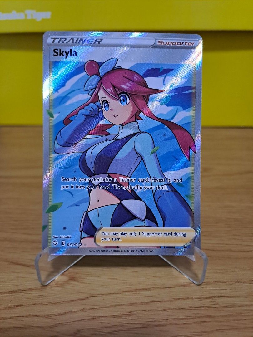 Skyla Fa Full Art Trainer Shining Fates Pokemon Card Hobbies And Toys Toys And Games On Carousell