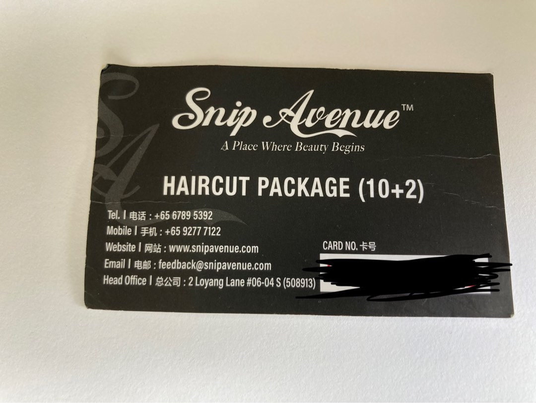 Snip Avenue Haircut (One Time), Tickets & Vouchers, Store Credits on ...