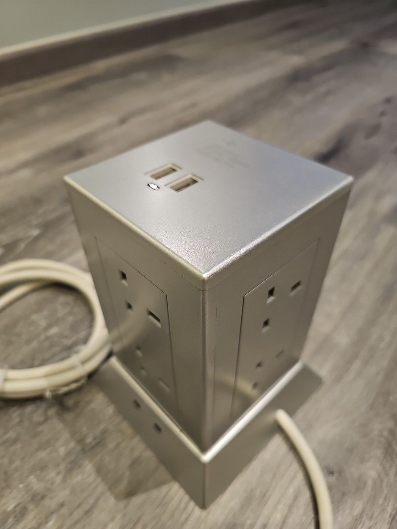 Soundtech Multiplug Tower Extender with 8 heads and 2 usb head, TV ...