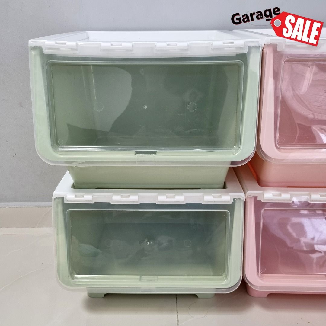 Storage Box Stackable Containers For Home items and Toys, Furniture ...