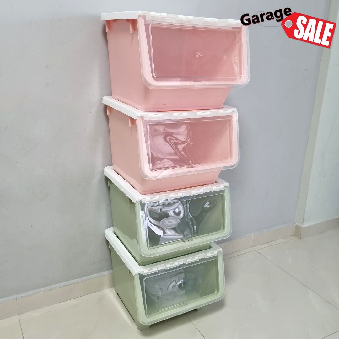 Storage Box Stackable Containers For Home items and Toys, Furniture ...