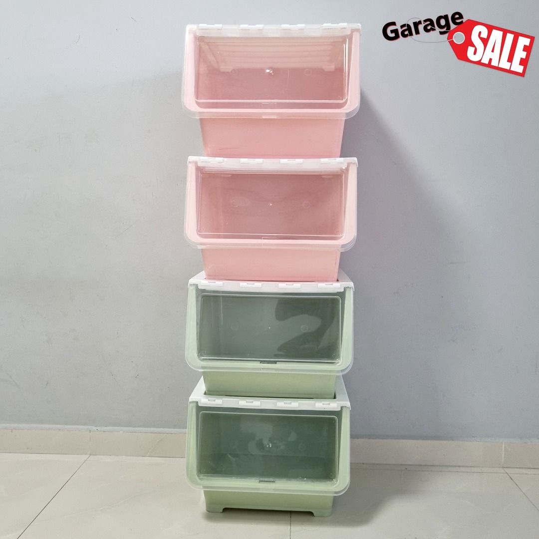 Storage Box Stackable Containers For Home items and Toys, Furniture ...