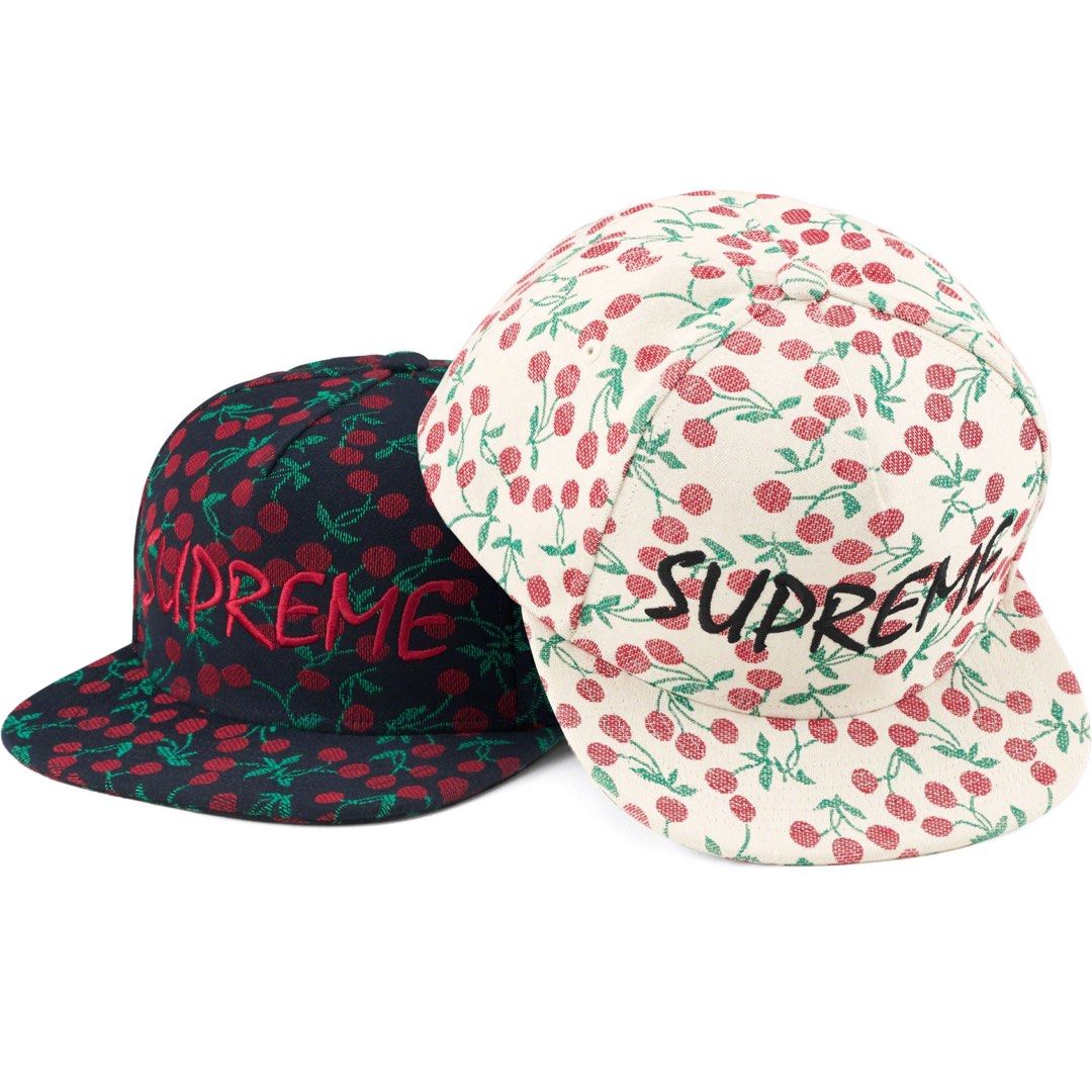 SUPREME CHERRIES 5-PANEL CAP, Men's Fashion, Watches & Accessories, Caps & Hats on Carousell