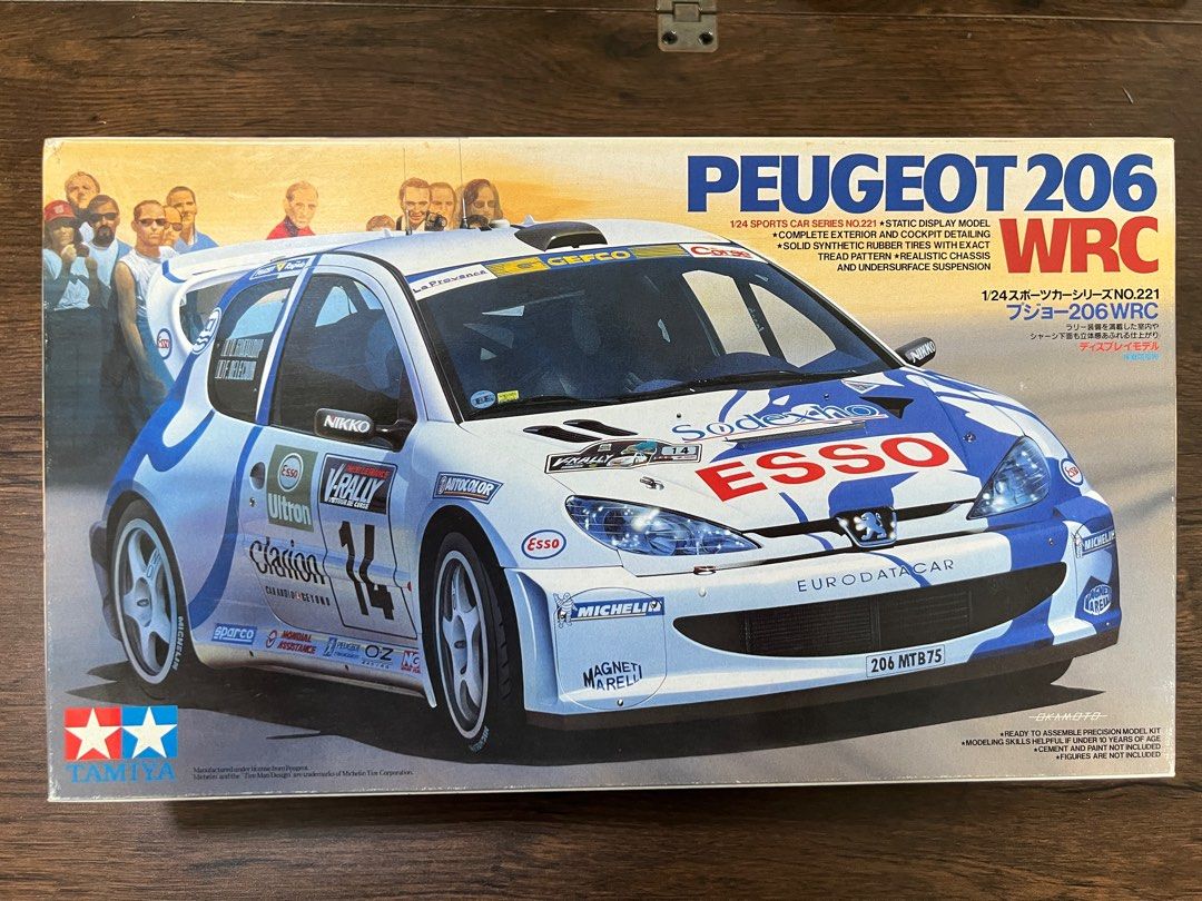 Tamiya Peugeot 206 WRC, 興趣及遊戲, 玩具 & 遊戲類 - Carousell
