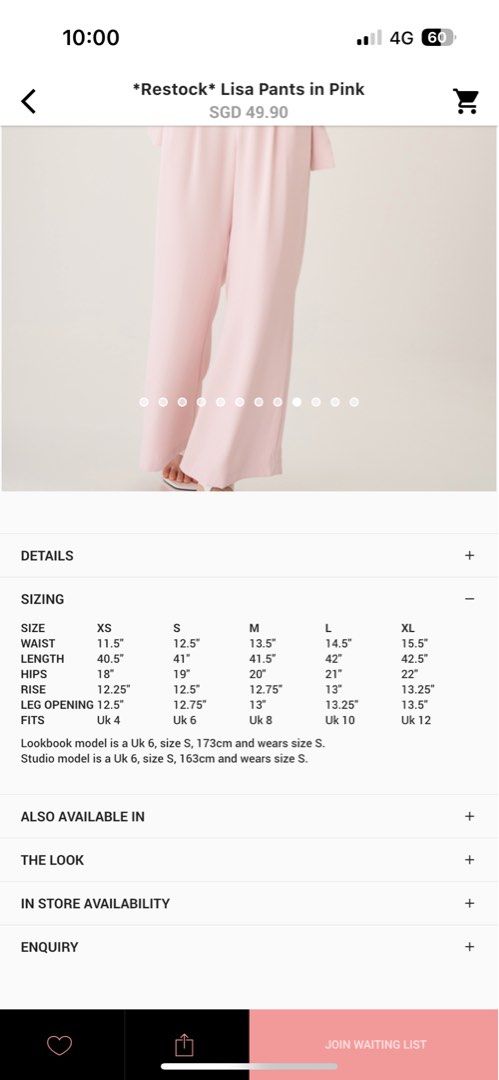 TCL lisa pants pink, Women's Fashion, Bottoms, Other Bottoms on Carousell