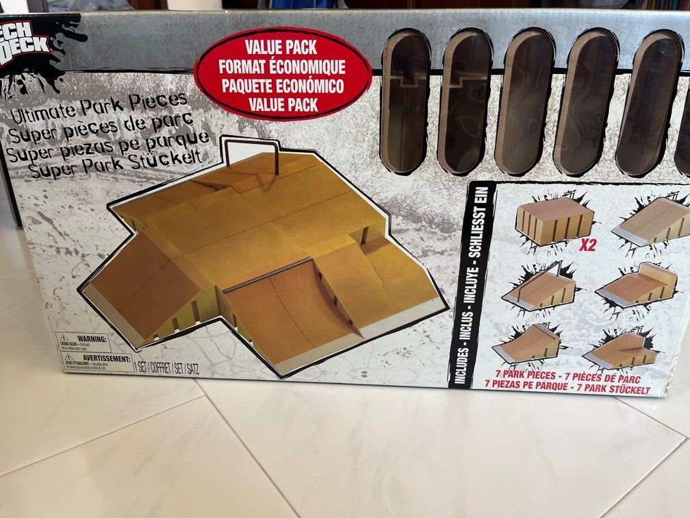 Tech Deck Skate Park, Hobbies & Toys, Toys & Games on Carousell