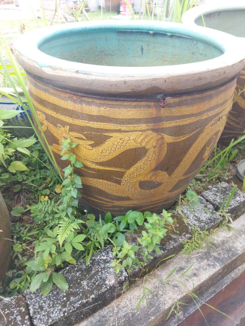 Tempayan Naga, Hobbies & Toys, Collectibles & Memorabilia, Vintage ...