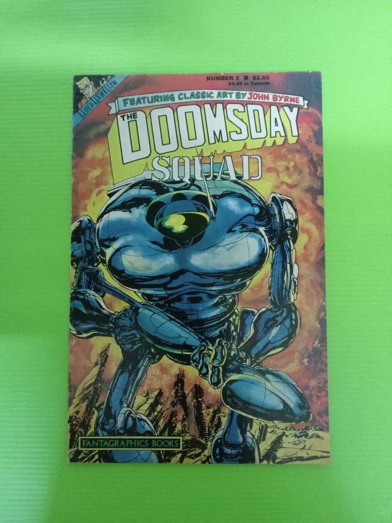 The Doomsday Squad #2 ( John Byrne - Cover Art ) BRONZE Age Issue ...