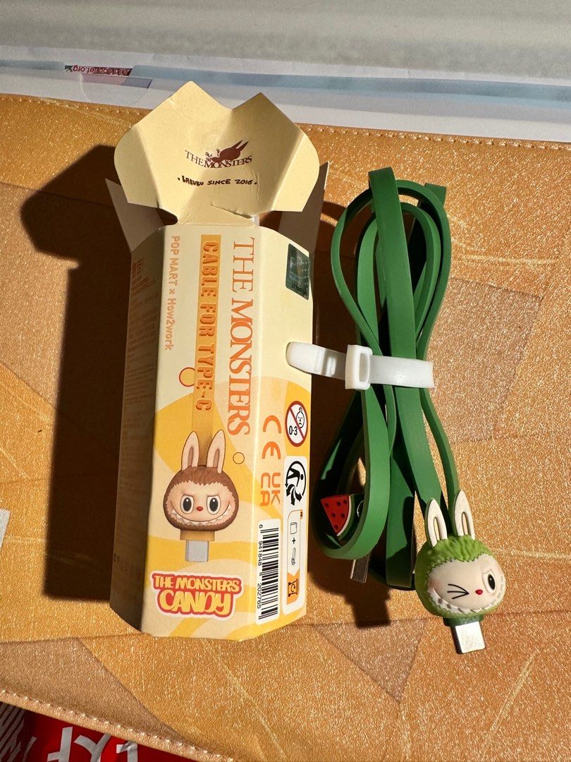The Monster Labubu (Type-C) Cable, 興趣及遊戲, 手作＆自家設計, 其他 - Carousell