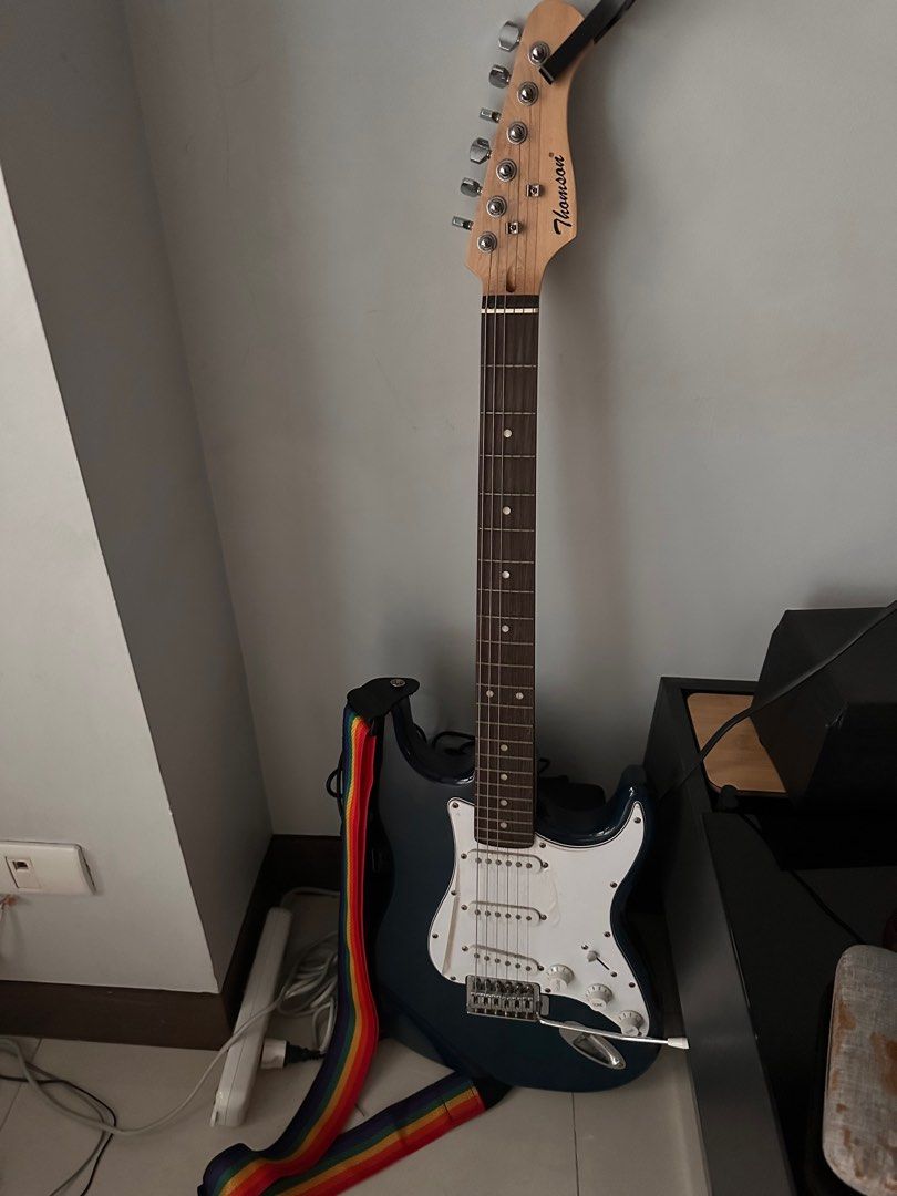 Thompson Electric Guitar with Amplifier on Carousell