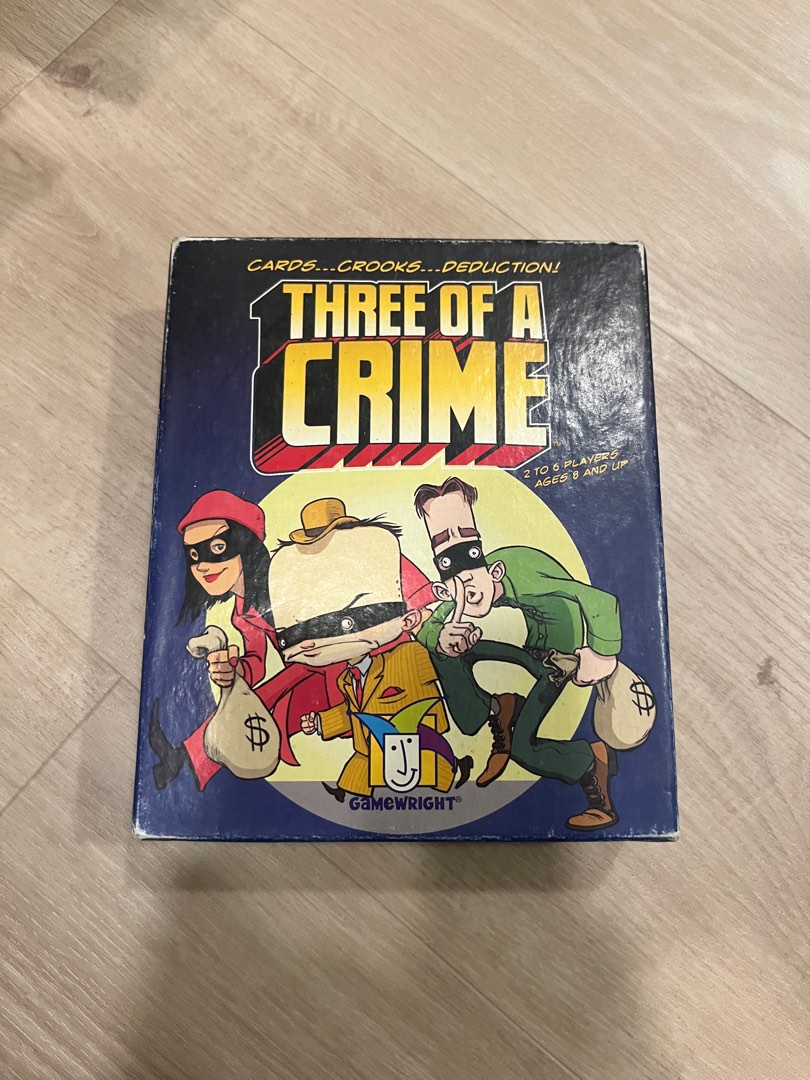 Three of a crime card game, Hobbies & Toys, Toys & Games on Carousell
