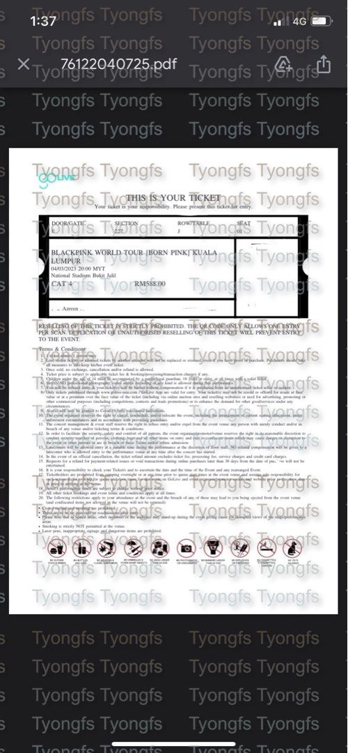 CLOSED NO EXTRA TICKETS SORRY Ticketing service for TDS2 in KL THE ...