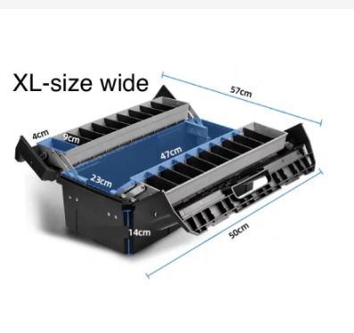 Toolbox Heavyduty Multi purpose toolboxes - Var sizes S, M, L, XL ...