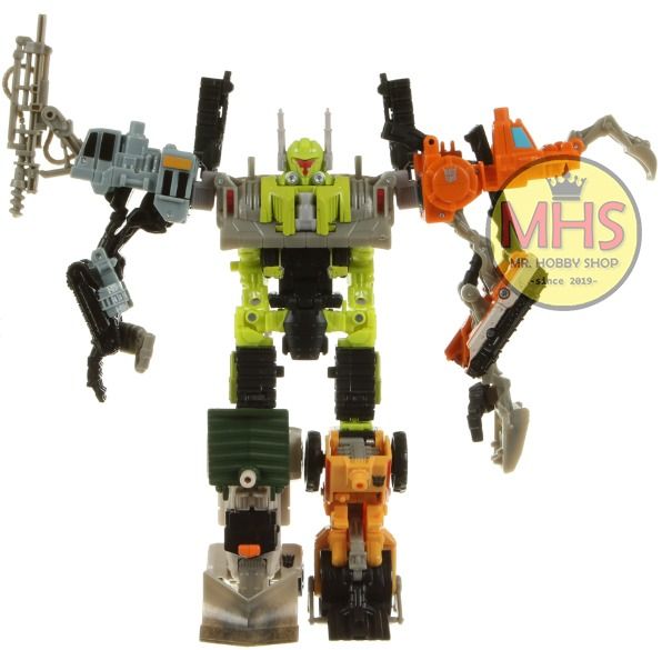 Transformers Power Core Combiners Steamhammer With Constructicons Action Figure 2 Pack Hobbies