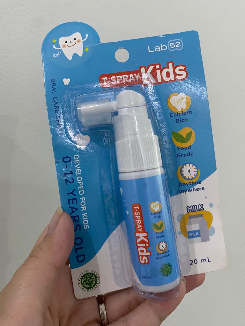 T-spray kids Oral Care Spray untuk gigi anak, Kesehatan & Kecantikan ...